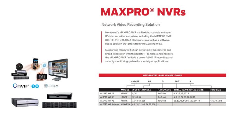 MAXPRO® NVR and VMS - FlexNet System Incorporated